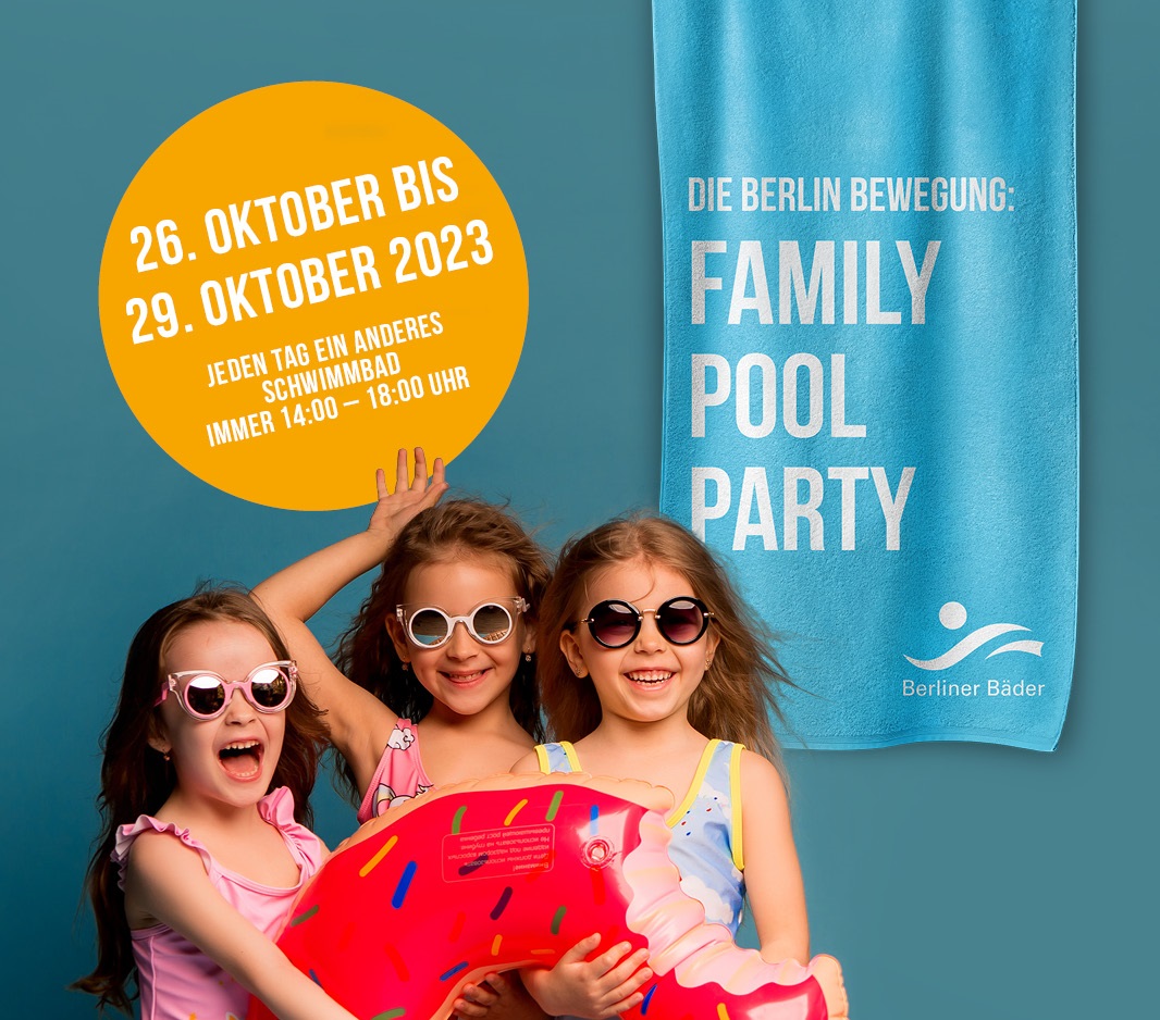 Family-Pool-Partys vom 26. bis 29. Oktober 2023