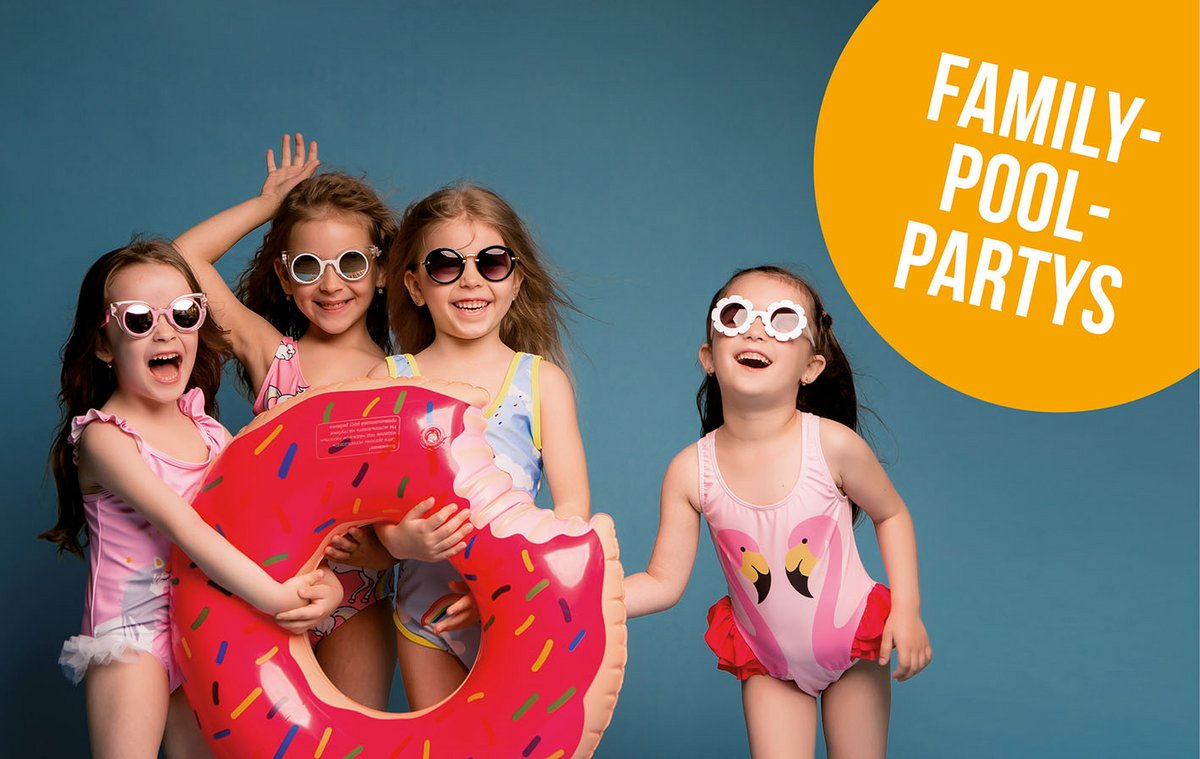Family-Pool-Partys vom 24. bis 27. April
