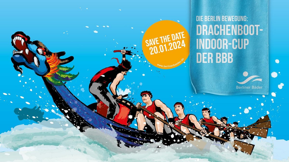Drachenboot-Indoor-Cup am 20. Januar 2024 in der SSE